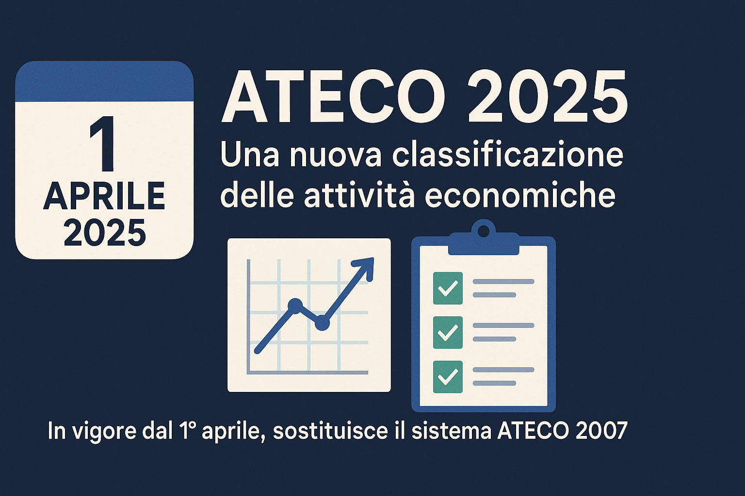 Nuova classificazione ATECO 2025 - Cosa cambia dal 1° aprile - Studio Barberi